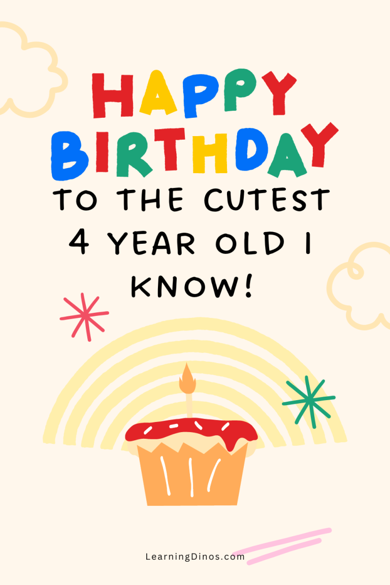 101 Memorable 4 Year Old Birthday Quotes
