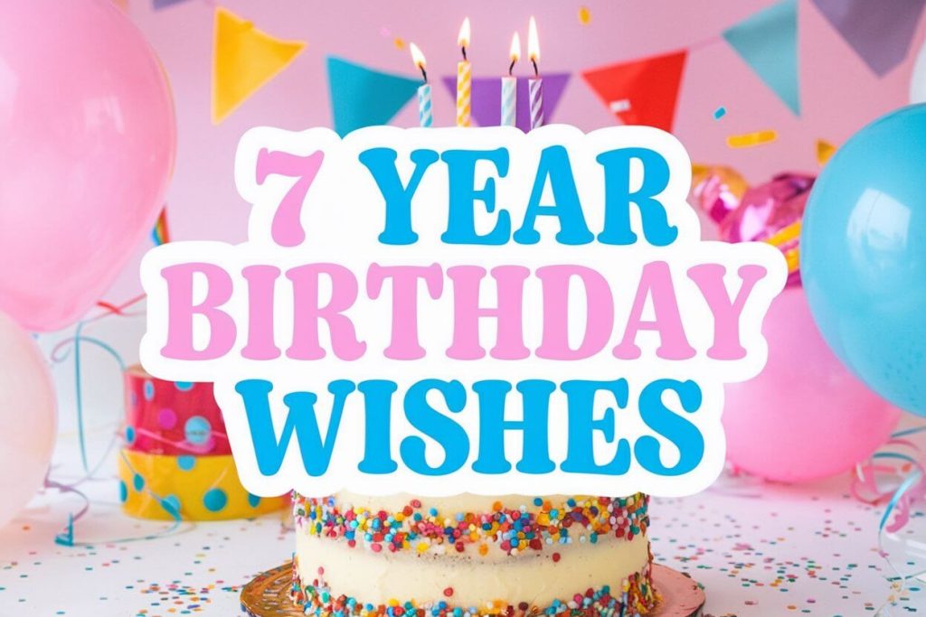 7 Year Old Birthday Quotes And Wishes